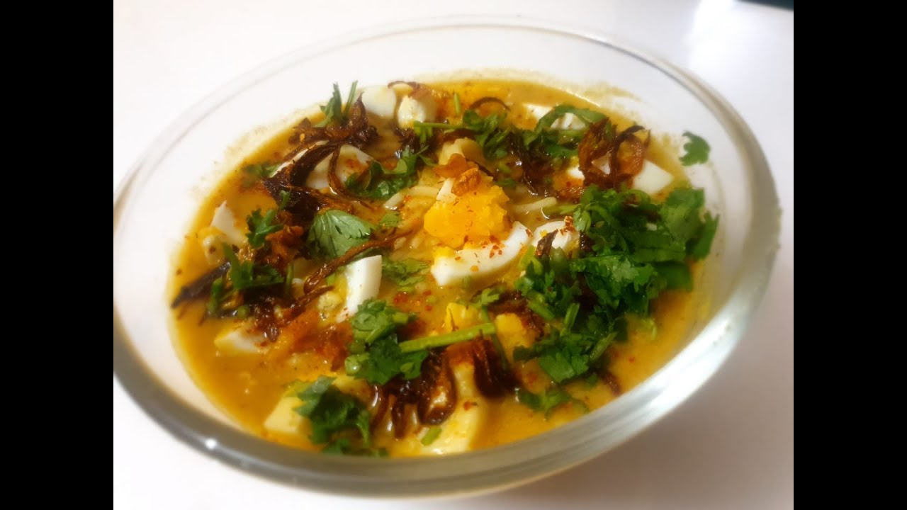 Mohinga Recipe | Burmese noodles | EASY Recipe - YouTube