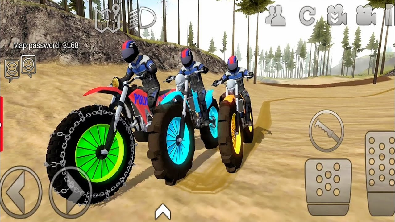 Off-road Outlaws Online Dirt Bike 3 Players Racing Motocross 3D Driving ...