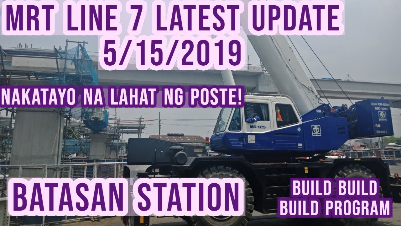 MRT LINE 7 BATASAN Station - LATEST UPDATE!! - YouTube