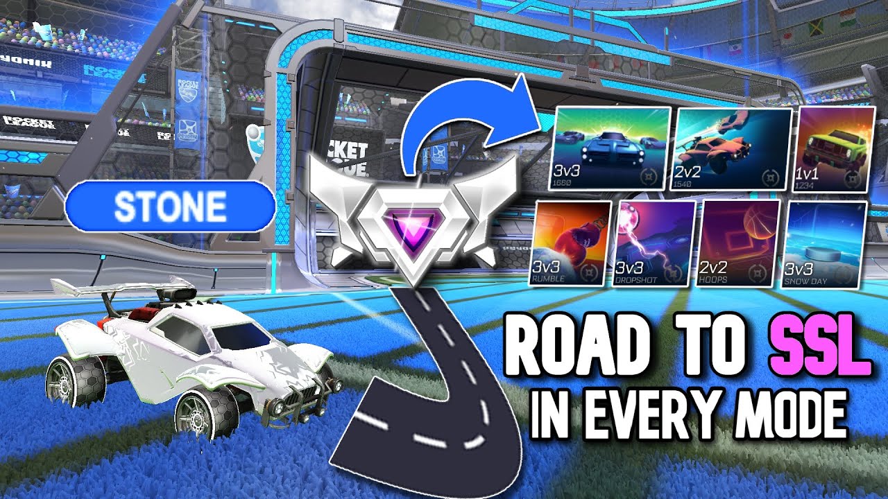 Road to SSL in ALL MODES 1 out of 7 | Hoops! #RocketLeague #SSL - YouTube