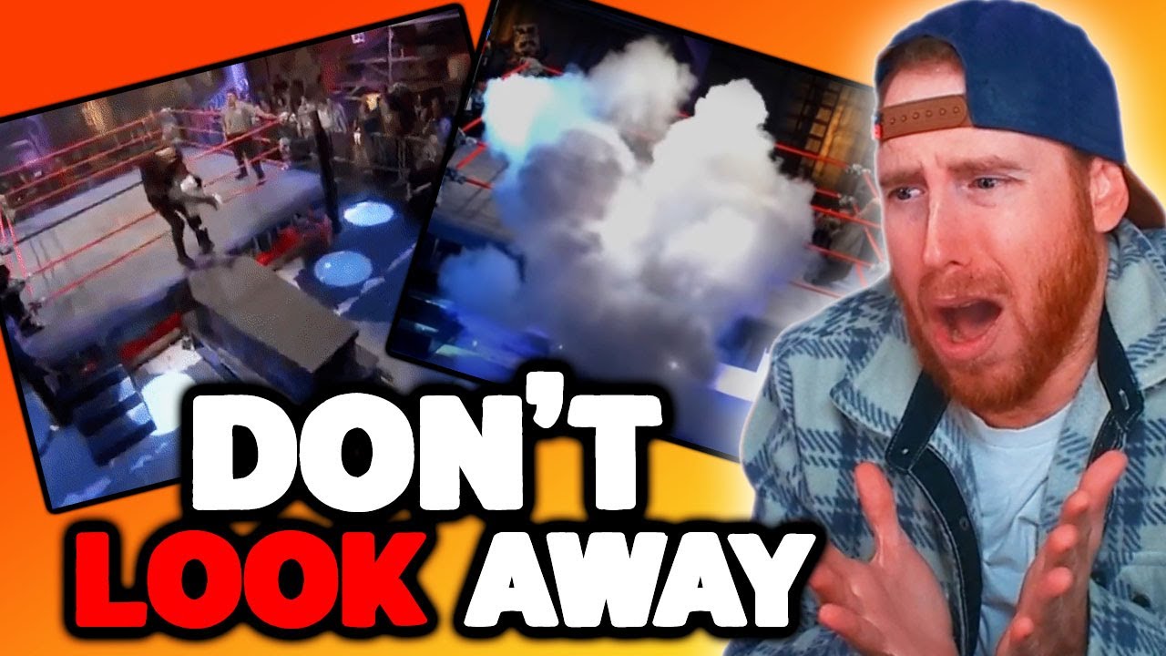 AN EXPLODING CASKET?!? - Pro Wrestling TRY NOT TO LOOK AWAY Or WINCE ...