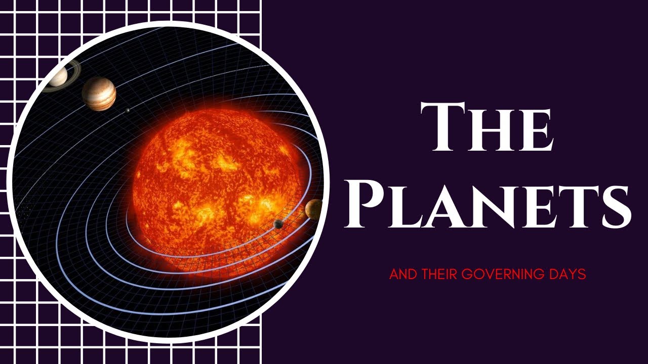 The Planets in Astrology | The Weekdays and Their Ruling Planets - YouTube