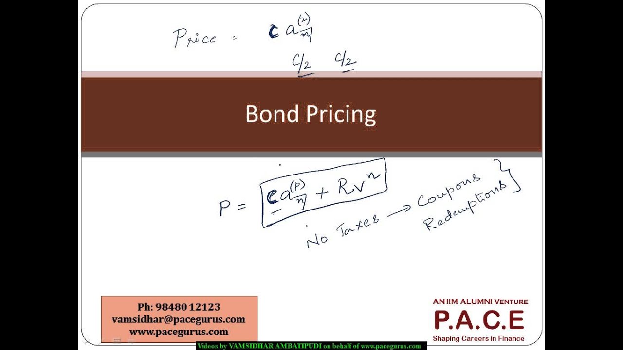 Bond Pricing in CT 1 and Exam FM - Financial Mathematics - YouTube
