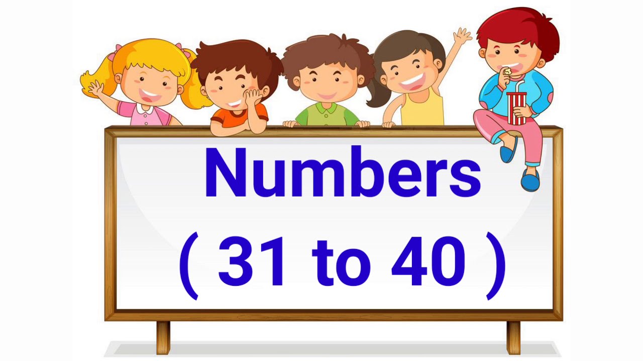 Numbers 31 to 40 Maths, UKG Mathematics - YouTube