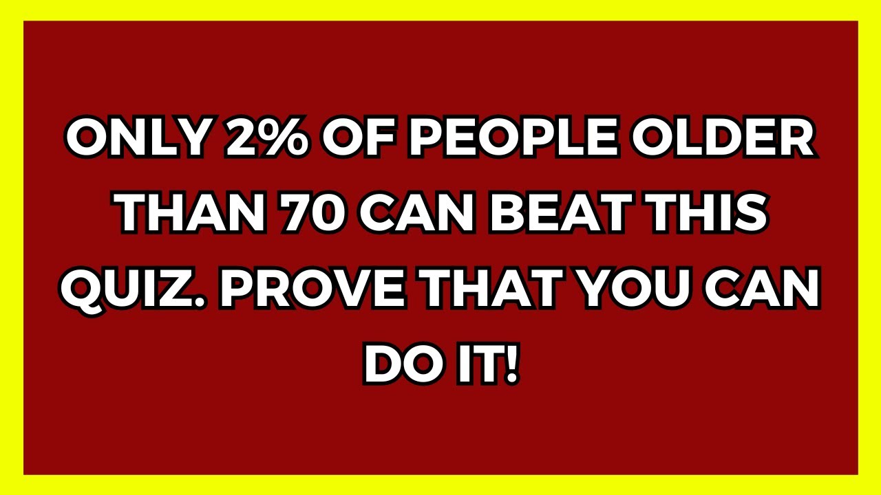 Prove That Your Intelligence Is Greater Than Your Peers! - YouTube