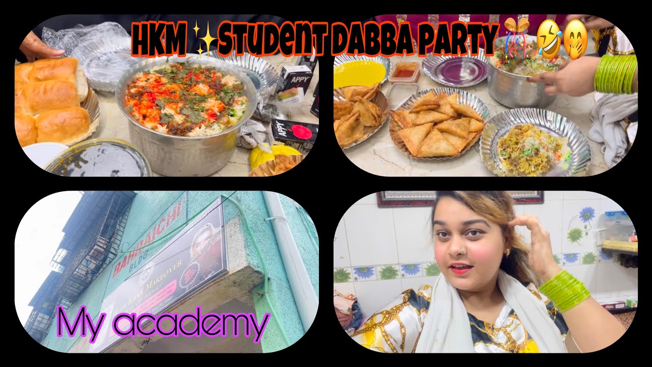 HKMAcademy student Dabba party 😍😍😍 full🫶🏻enjoy with my student ️ - YouTube