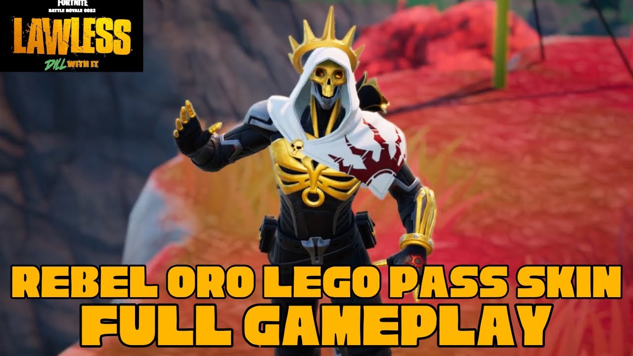Rebel Oro Lego Pass Skin (Full Gameplay) | Fortnite Battle Royale ...