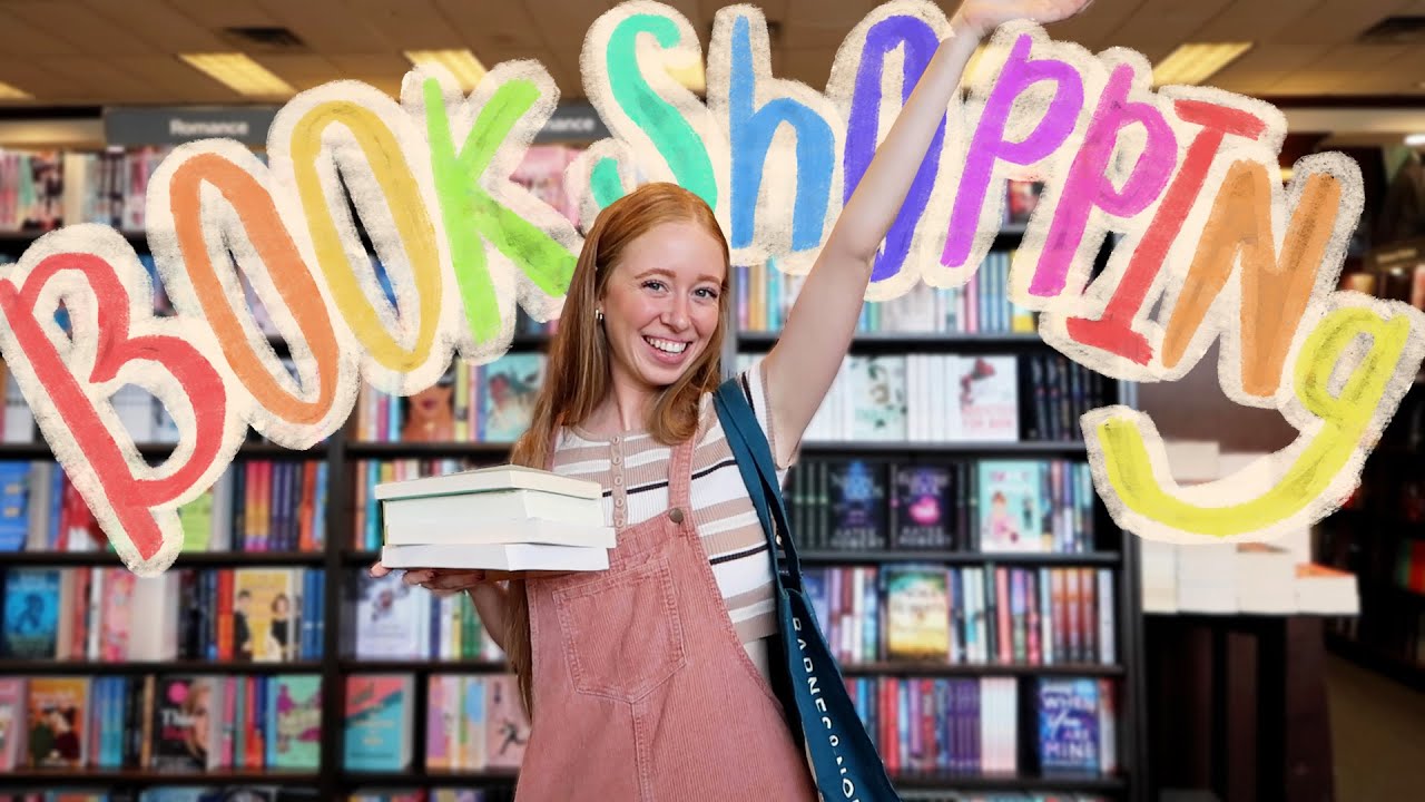 Buying A Book of Every Color! 🌈 📖 *part 2* (book shopping vlog) - YouTube