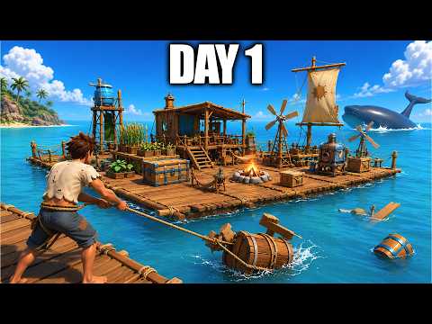 I Was NOT Ready for the Deadly Sharks in This Promising New RAFT-Like Survival Game!