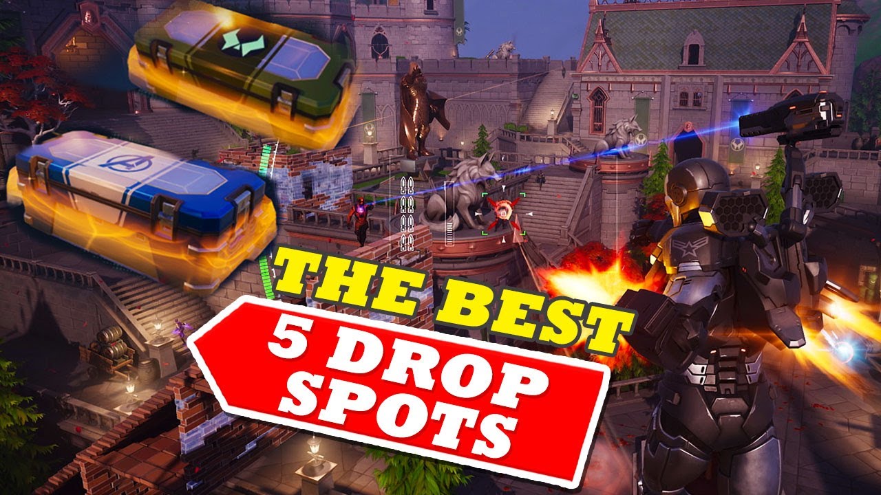 The BEST Landing Spot in Fortnite | 5 Drop Spots - YouTube