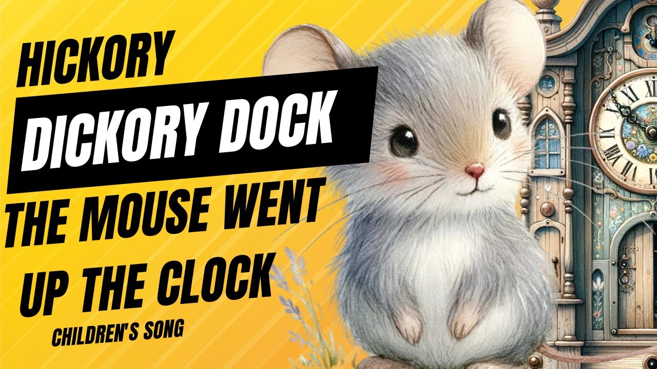 Hickory Dickory Dock (Musical) Children's Song with Animation and ...