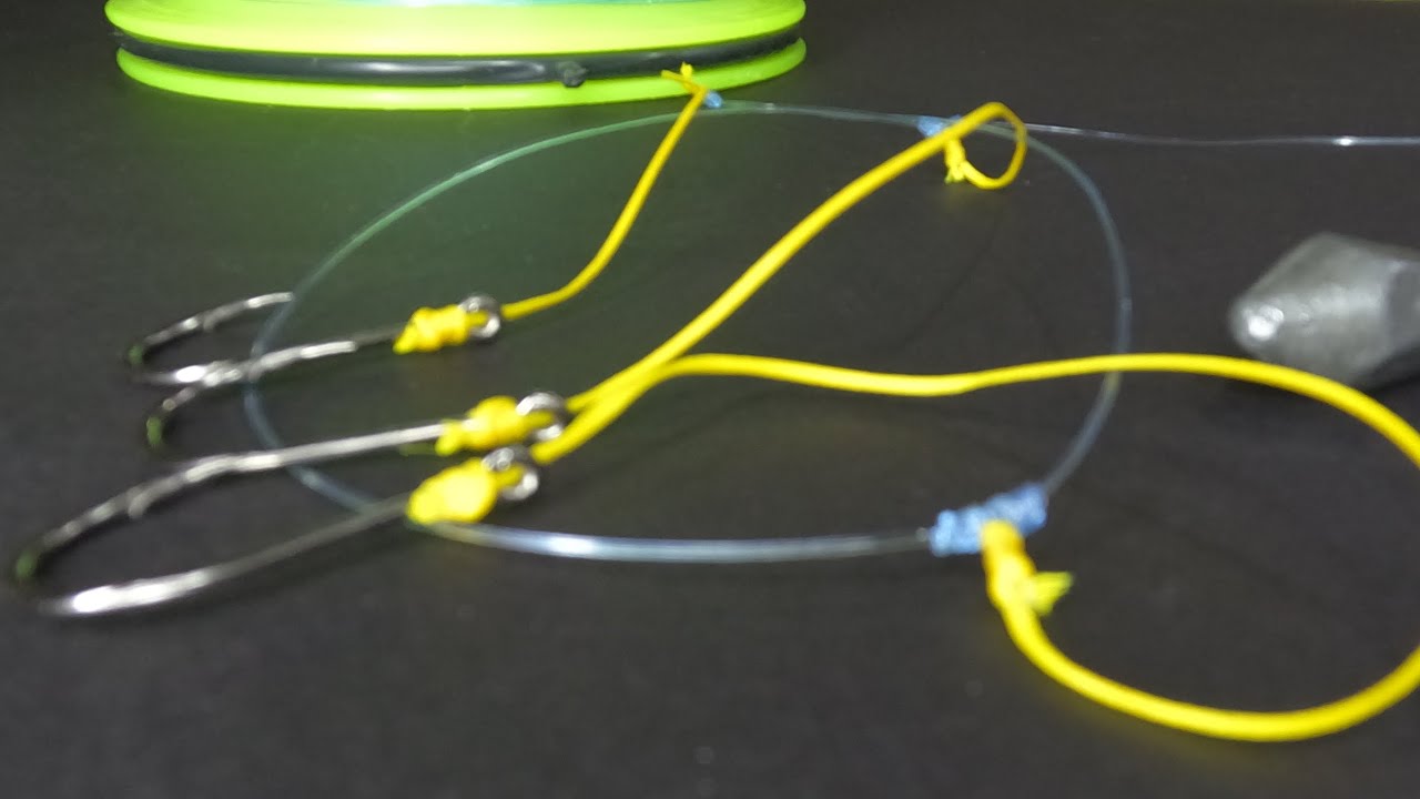 How to make a chain fishing hook || bottom fishing - YouTube