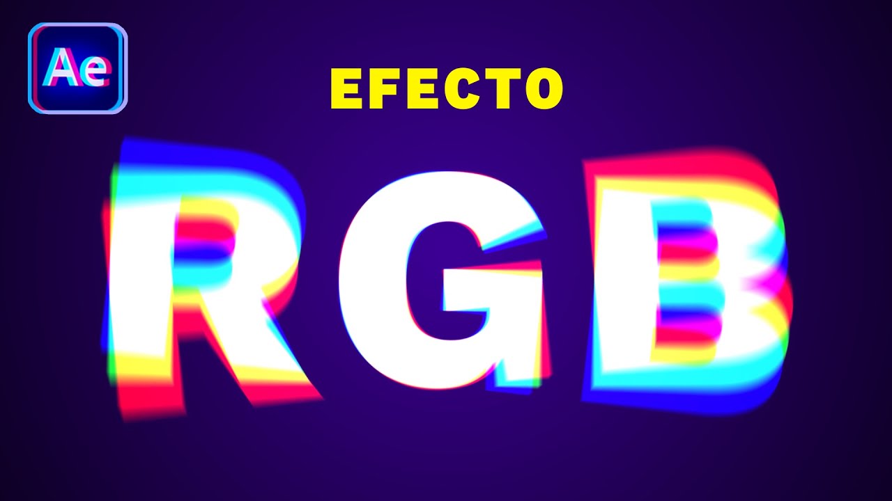 📷 ABERRACIÓN CROMÁTICA RGB en After Effects | Separación de color - YouTube