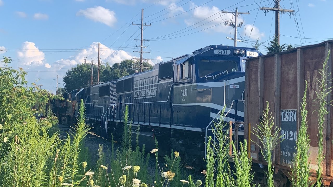 Lake State Railway Y119~CSX 3298, CSX 3349, LSRC 6355, & LSRC 6341 ...