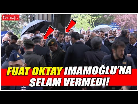 Cumhurbaşkanı Yardımcısı Fuat Oktay Ekrem İmamoğlu'na selam vermedi!