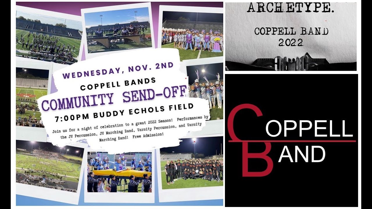 Coppell High School Varsity Marching Band community performance of ...