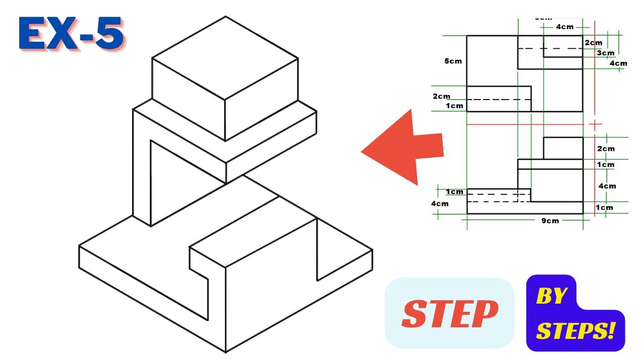 Three Angle Projection Step by Step Guide and Advanced Techniques - YouTube