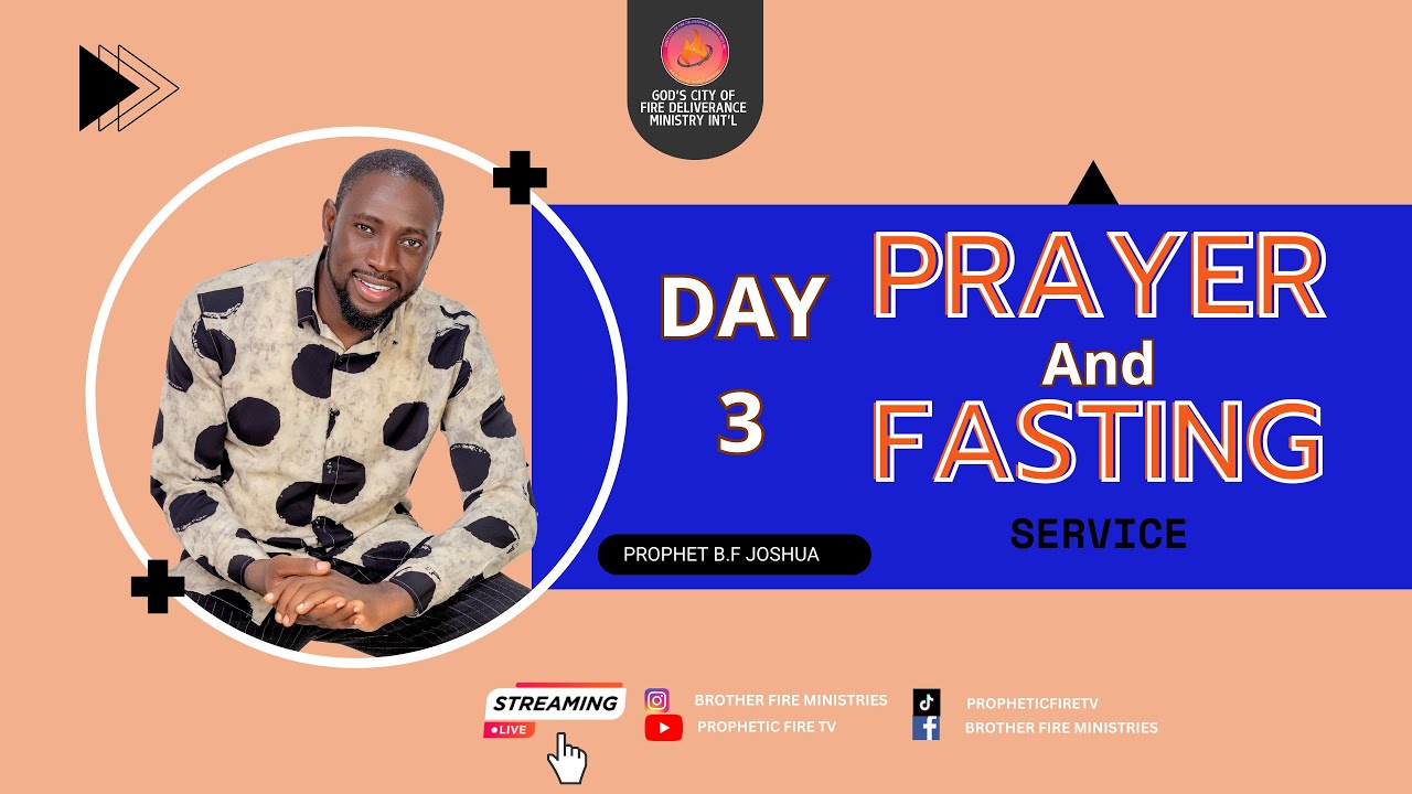 DAY 3 PRAYER AND FASTING SERVICE -PROPHET B.F JOSHUA , 15/JAN/2025 - YouTube