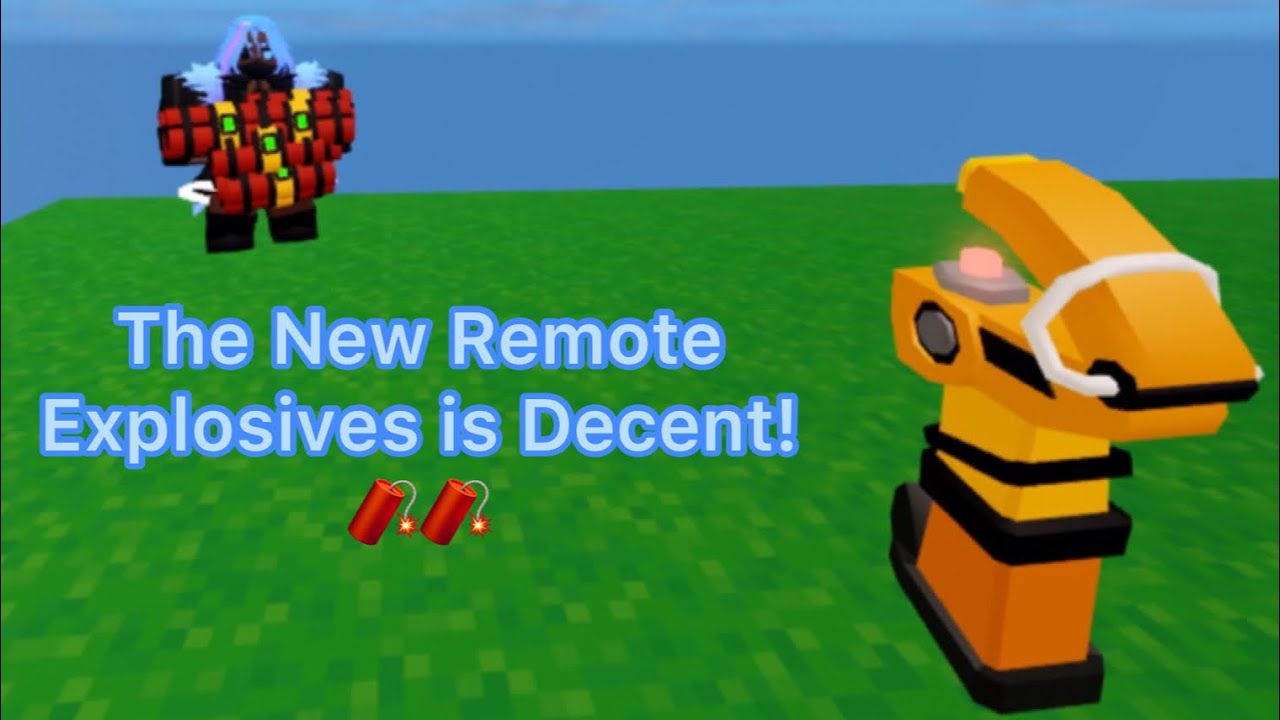 The New Remote Explosives Are Decent 😐🧨🧨 - YouTube