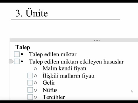 İktisada giriş 1 Ünite 3
