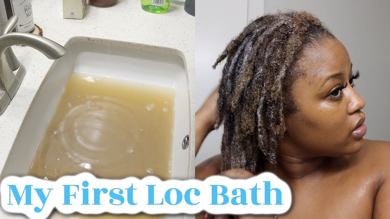 Loc Detox/ACV Rinse for the First Time - YouTube