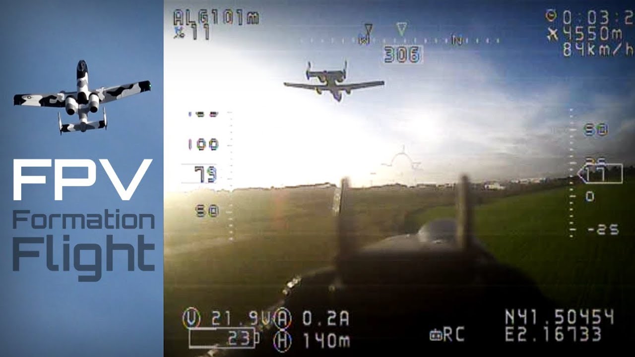 Su-35 FPV Formation Flights with FMS A-10 - HD 50fps - YouTube