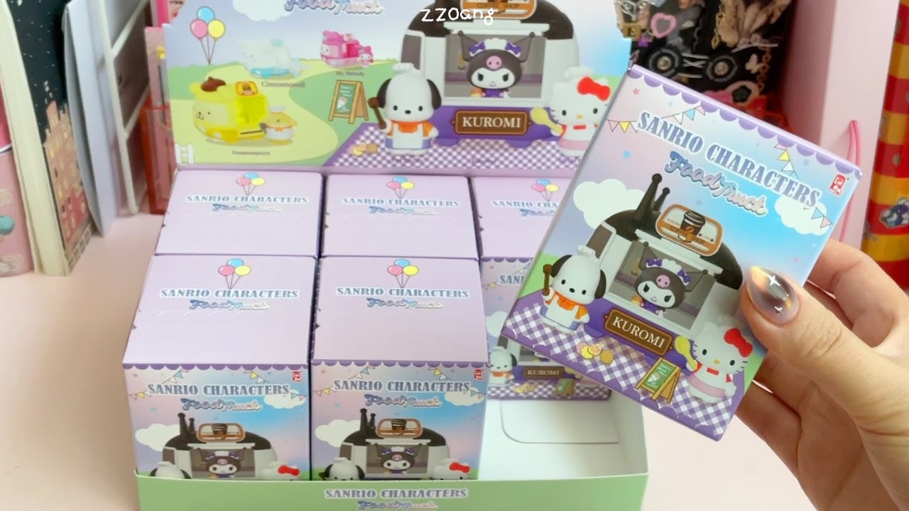 UNBOXING 6 SANRIO Blind Boxes opening Miniso x Sanrio #blindbox #asmr ...
