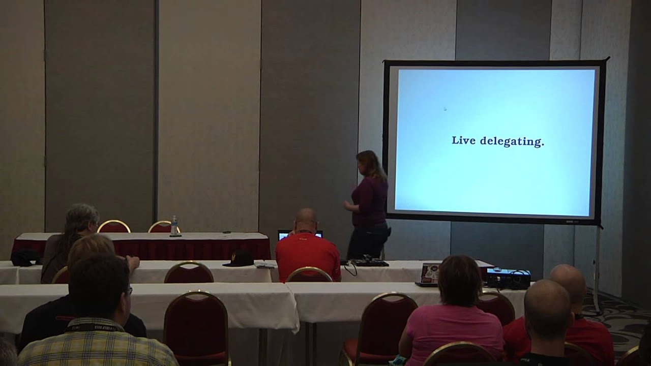 2013 SouthEast LinuxFest - Deb Nicholson - How To Delegate, Like A Boss ...
