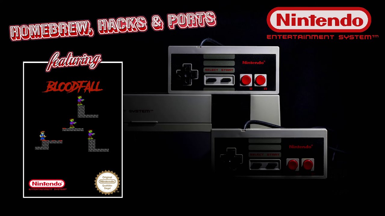 Bloodfall (2020) by Dr. Ludos - Homebrew for the NES. (Gorey game ...