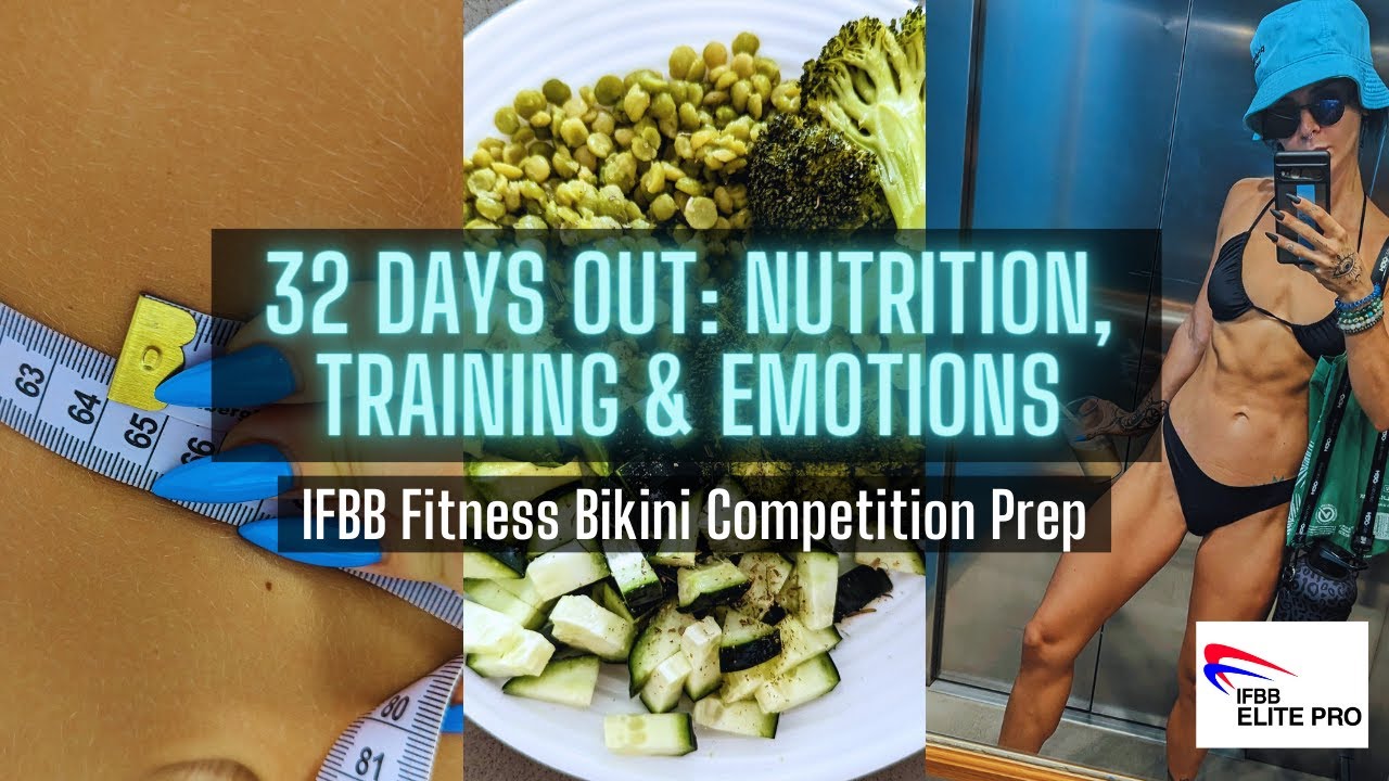 IFBB Fitness Bikini Comp Prep | Ep. 5 | 32 Days Out: Nutrition, Training, and Emotions - YouTube