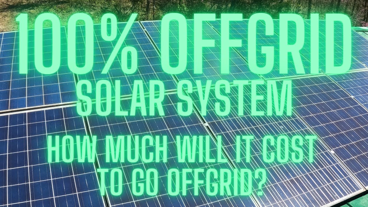 The Price Tag of Our Solar System #diy #offgrid #solar - YouTube
