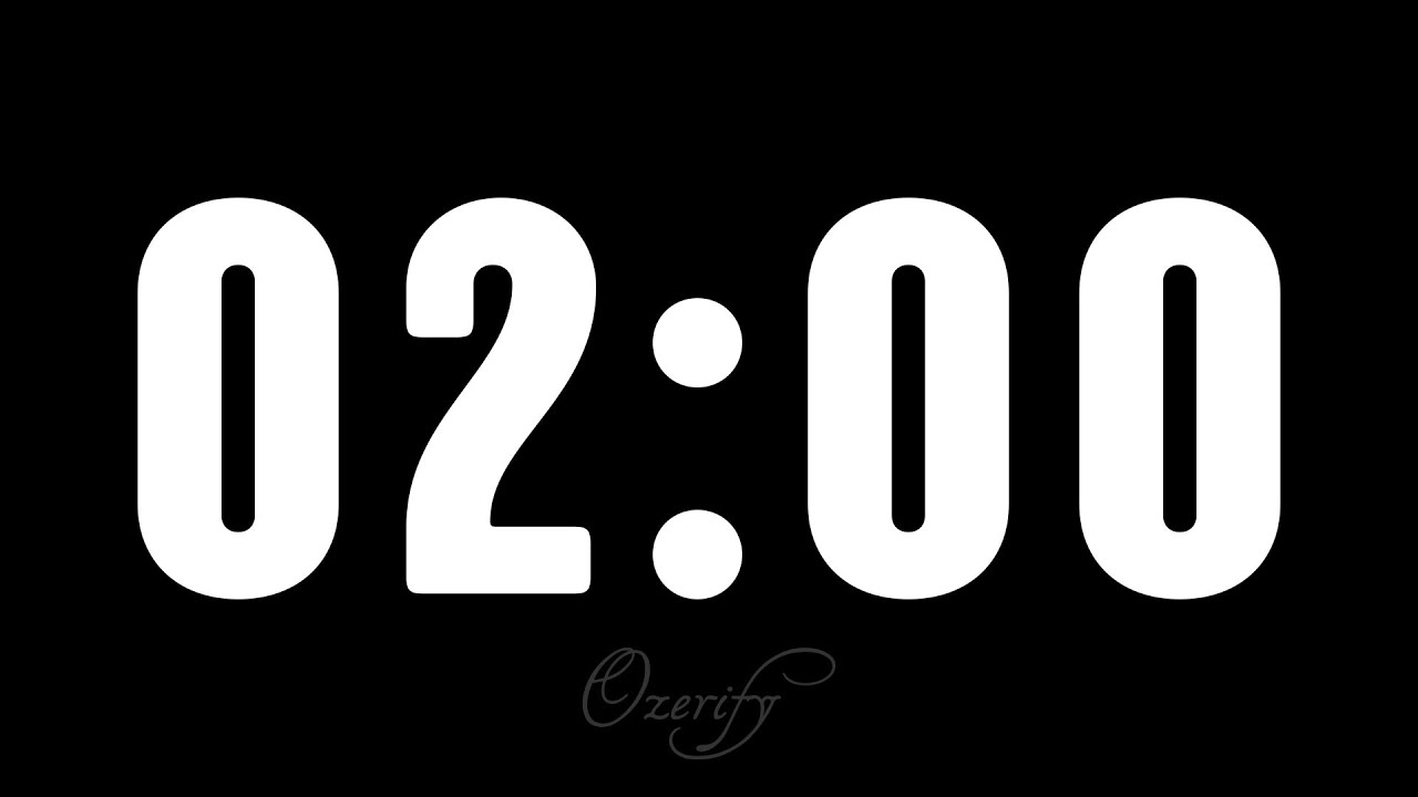 2 Minute Timer - Countdown - Alarm⏰ - YouTube