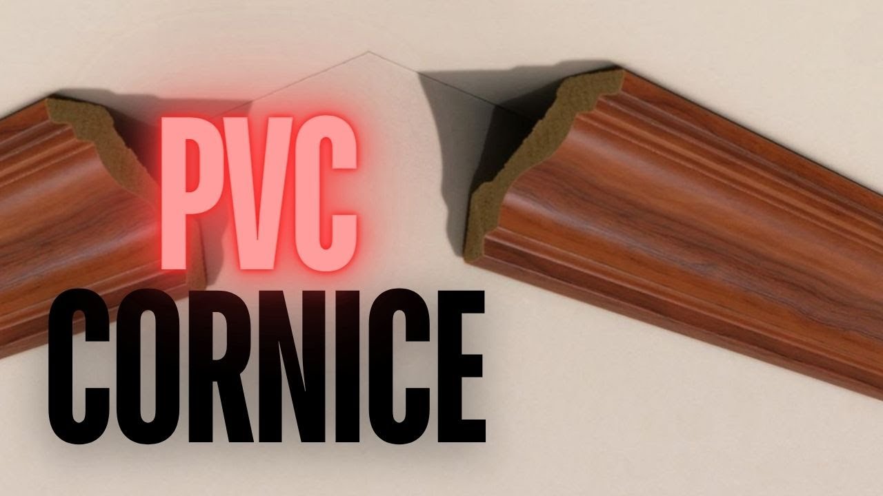 How to install PVC cornice using Bostik no more nails - YouTube