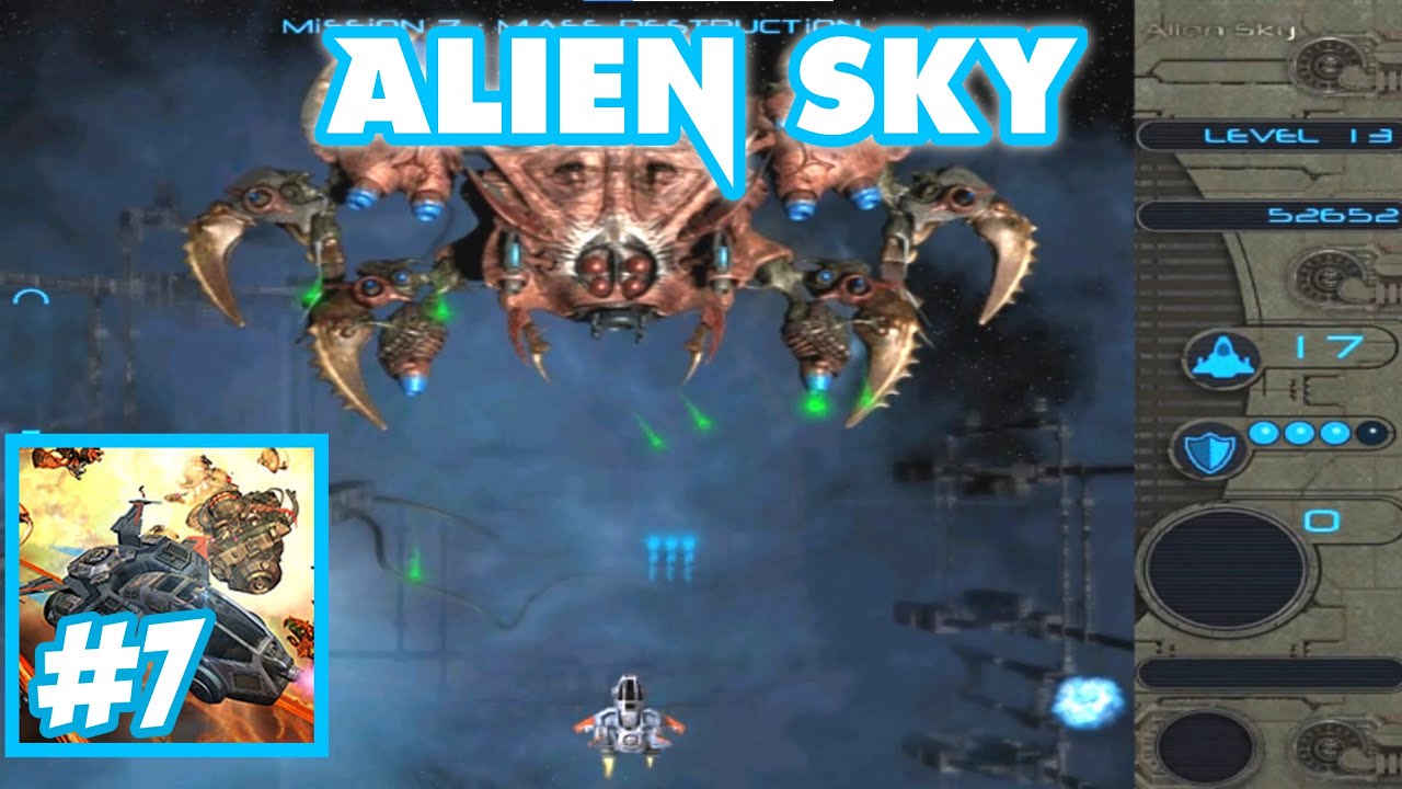 Alien Sky - Gameplay Part 7 - Mission 7: "Mass Destruction" (1~13 ...