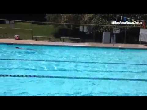 Swimmers enjoy free swim day at Lions pool at Dimond Park in #Oakland ...