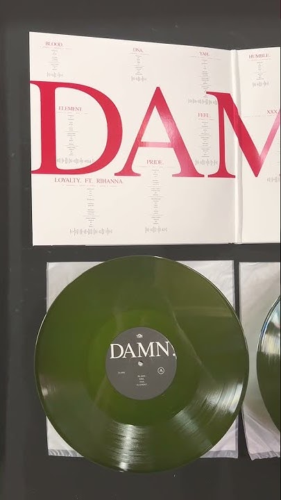 Kendrick Lamar - DAMN (Target Exclusive Translucent Forest Green) Vinyl ...