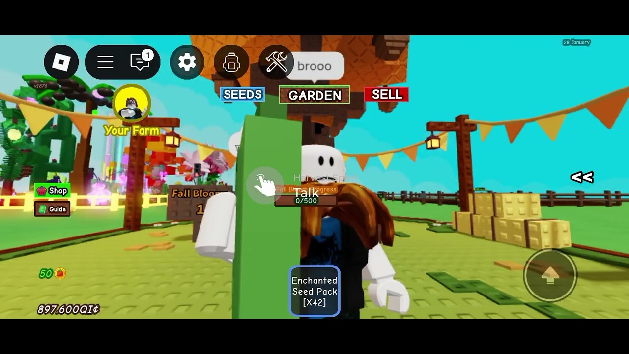 Buka bukain enchanted seed pack! - YouTube