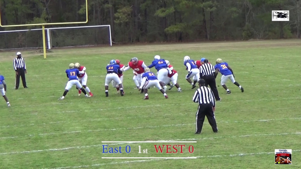 #15 Maurice Carter III DB East 2019 GSA All Star Game football ...