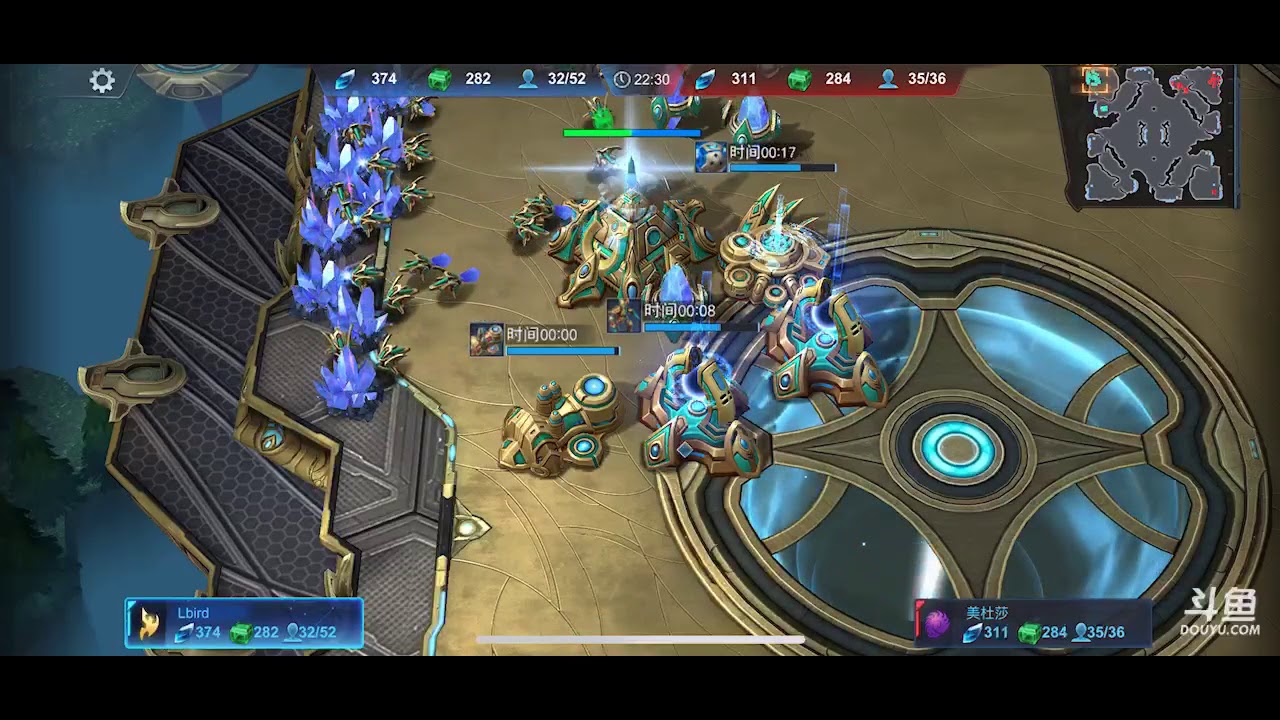 星际争霸 手游版 斗魂新图，OB模式测试 starcraft mobile newmap and OB mode test - YouTube