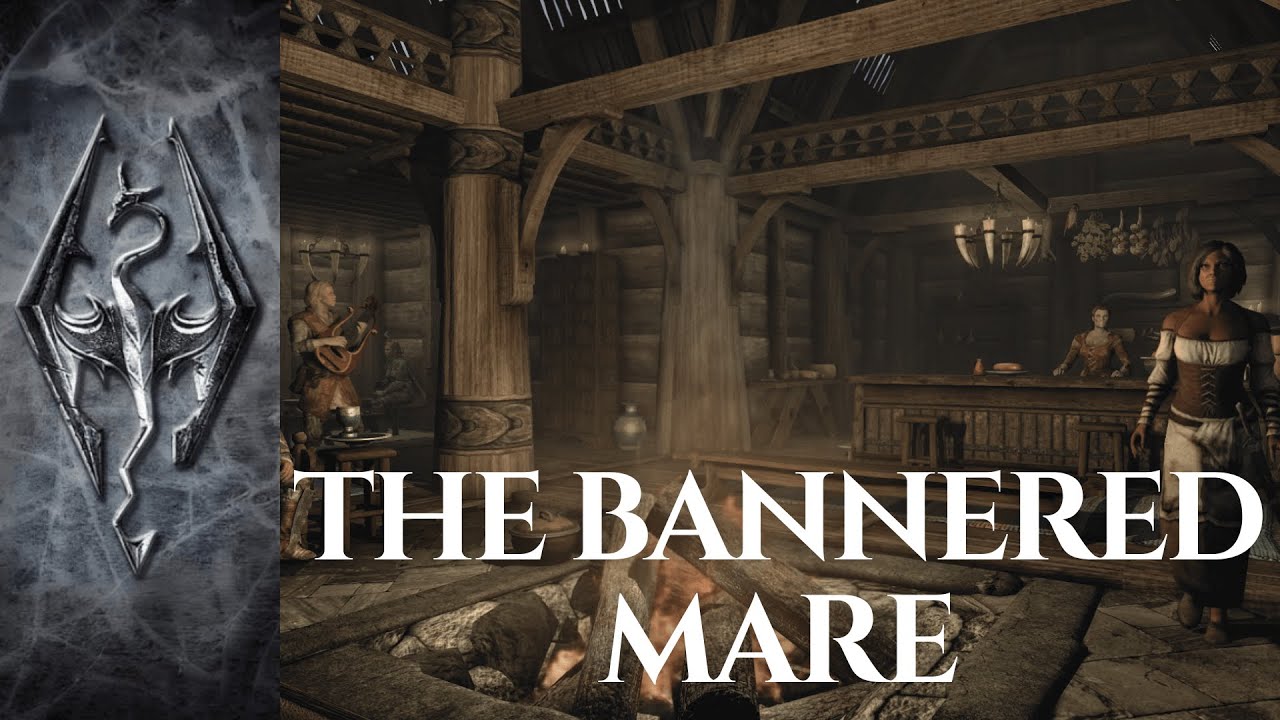 Ambient | Skyrim | The Bannered Mare - YouTube