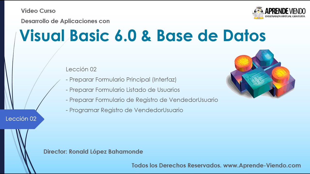 Vb6 Con Sql Server Leccion 02 Registrar Nuevos Usuarios Bd Sql Server Hd Youtube