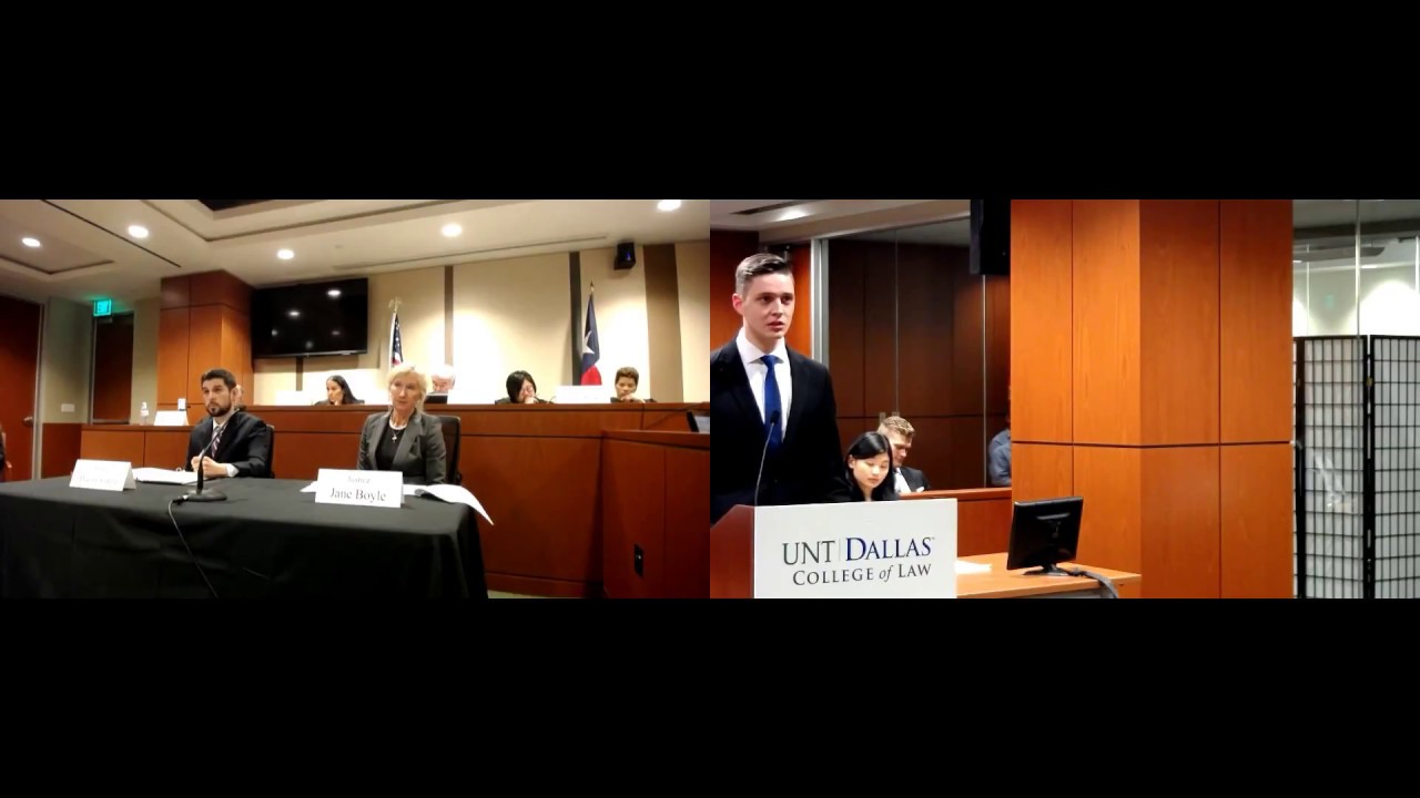 AMCA Undergraduate Moot Court Competition Finals 2018 - YouTube