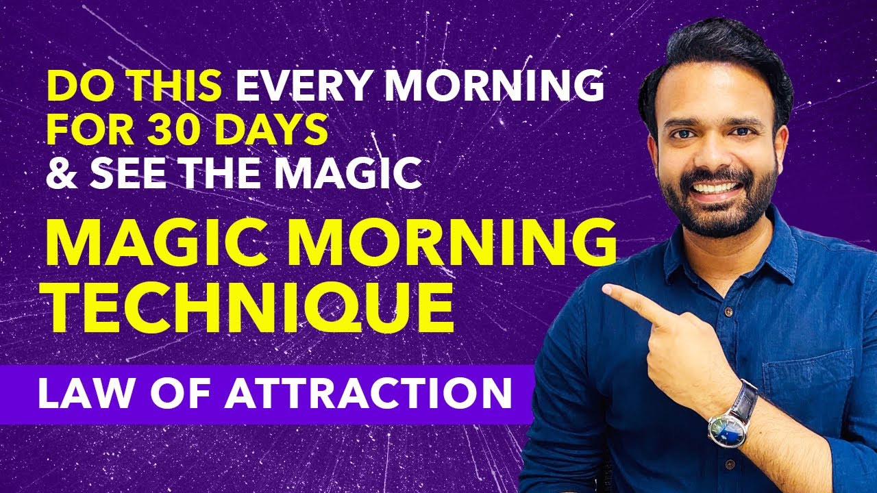 😇 MAGIC MORNING LAW OF ATTRACTION TECHNIQUE Do This Every Morning For ...