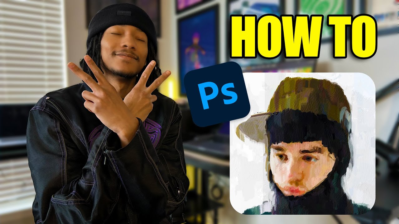 How to Turn Any Photo into an Oil Painting in Photoshop! 💫 - YouTube