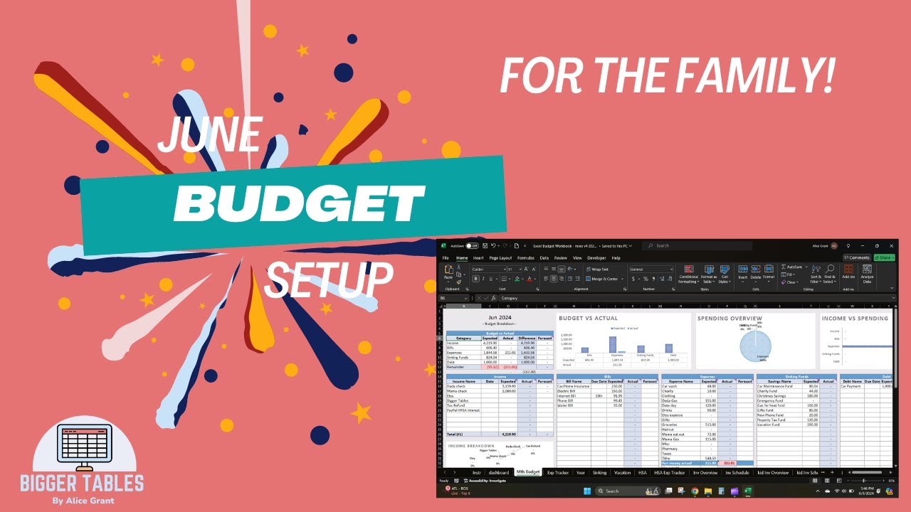 June Budget Setup | Financial Planning for Wives, Moms, and Future Moms ...