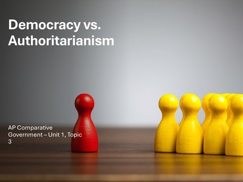 AP Comparative Government 1.3 Democracy vs Authoritarianism - YouTube
