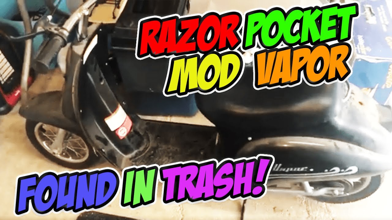 Razor Pocket Mod Vapor Battery Replacement - Part 1 - YouTube