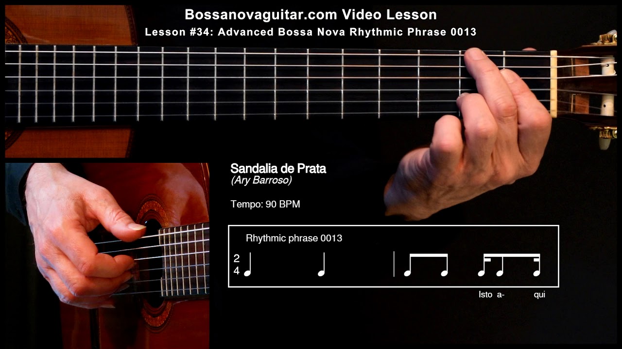 Sandália de Prata - Bossa Nova Guitar Lesson #34: Advanced Bossa Nova ...