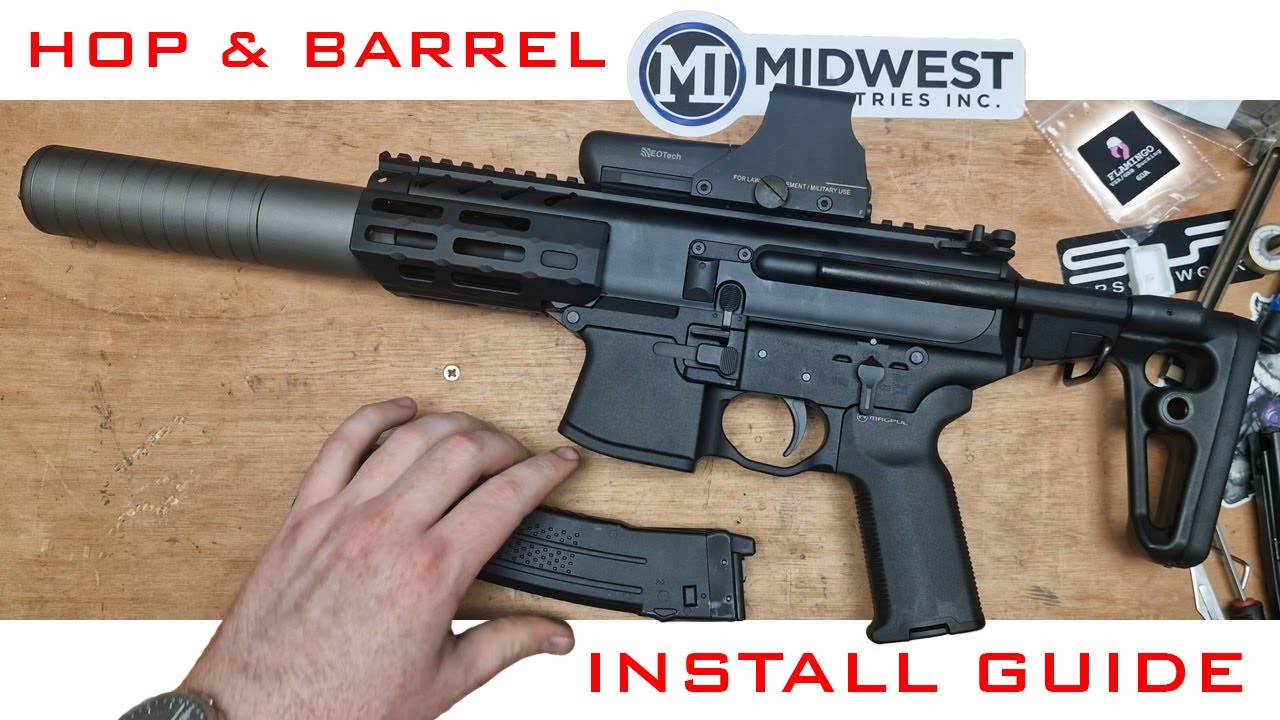 Custom GBB MPX Hop & Barrel Upgrade - YouTube