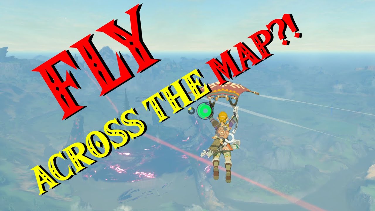Can You FLY Across The ENTIRE Map In Breath of The Wild? - YouTube